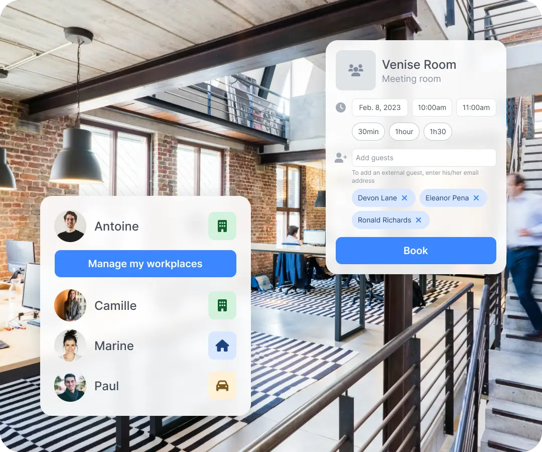 Votre outil de gestion du flex office tout en un